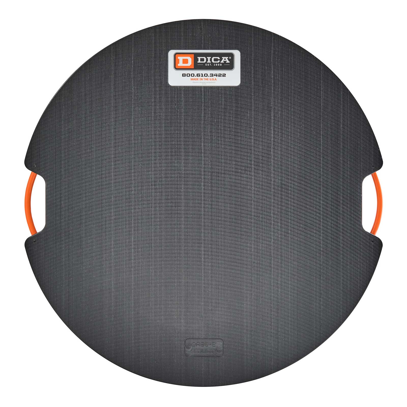 SafetyTech Medium Duty 36" x 1.5" Round Outrigger Pad, Black Crane Mat ...