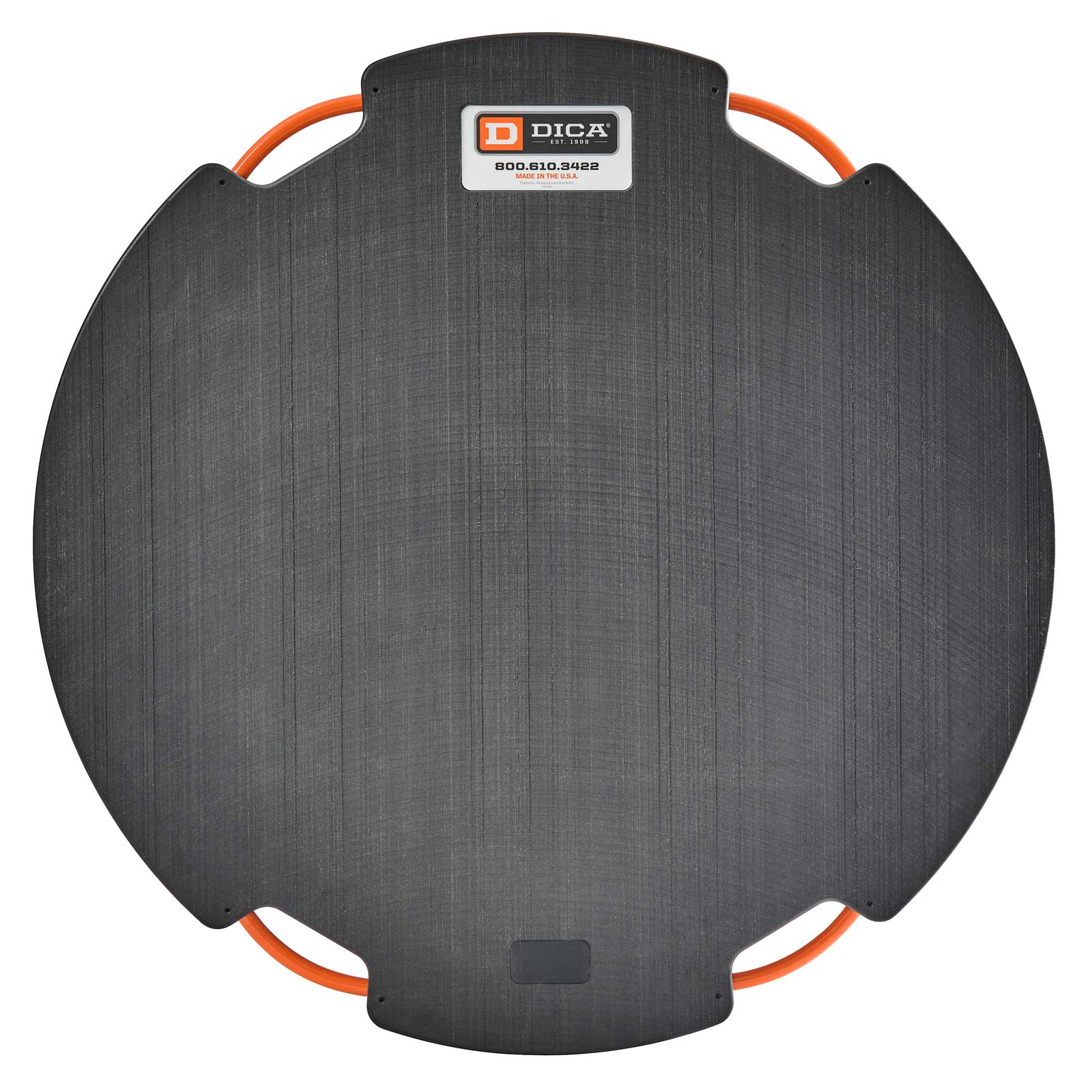SafetyTech Super Duty 36" x 3" Round Outrigger Pad | Black Crane Mats ...
