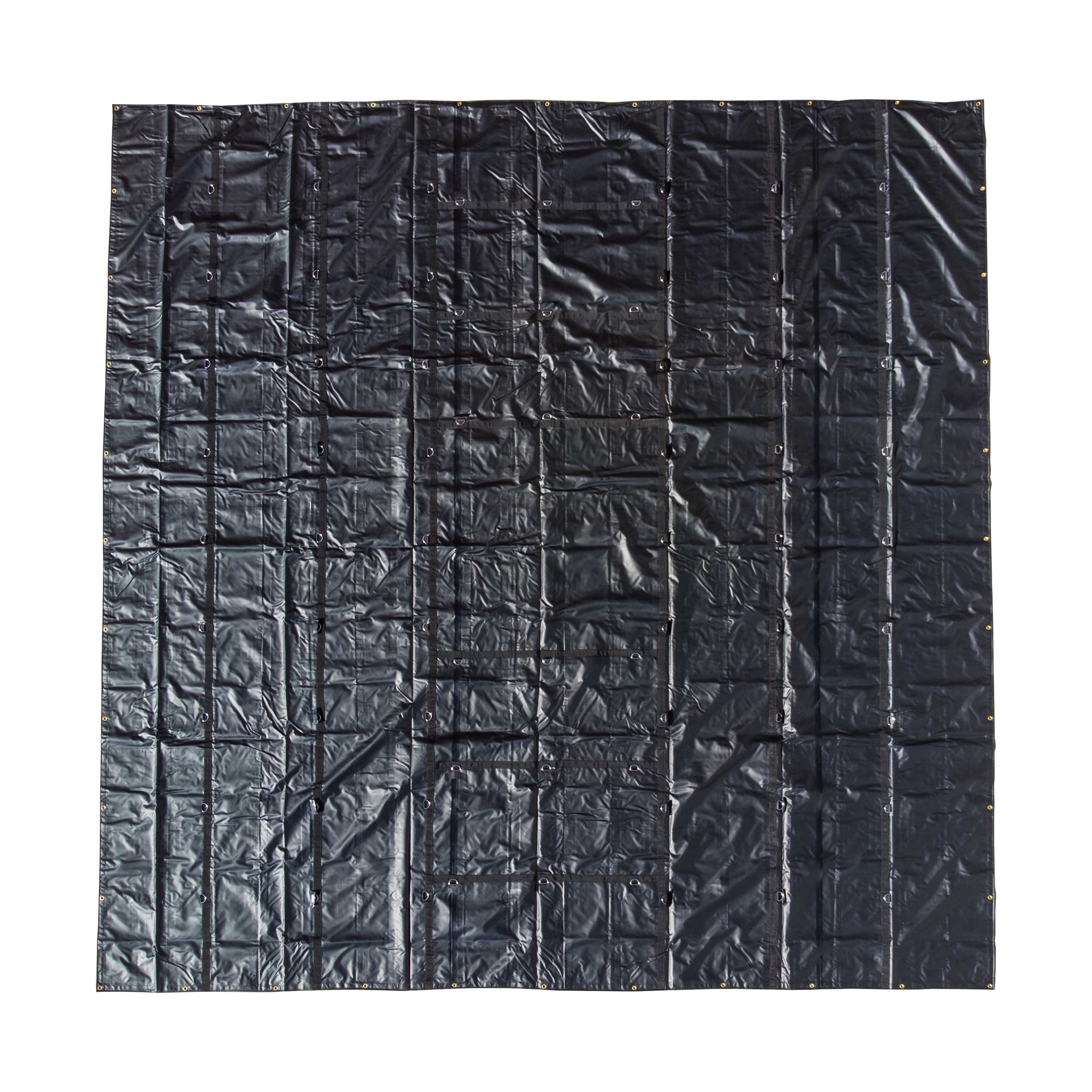 Heavy Duty Machinery Tarp - 20' x 20' - 18 oz. Black Tarp – Fasteners Plus