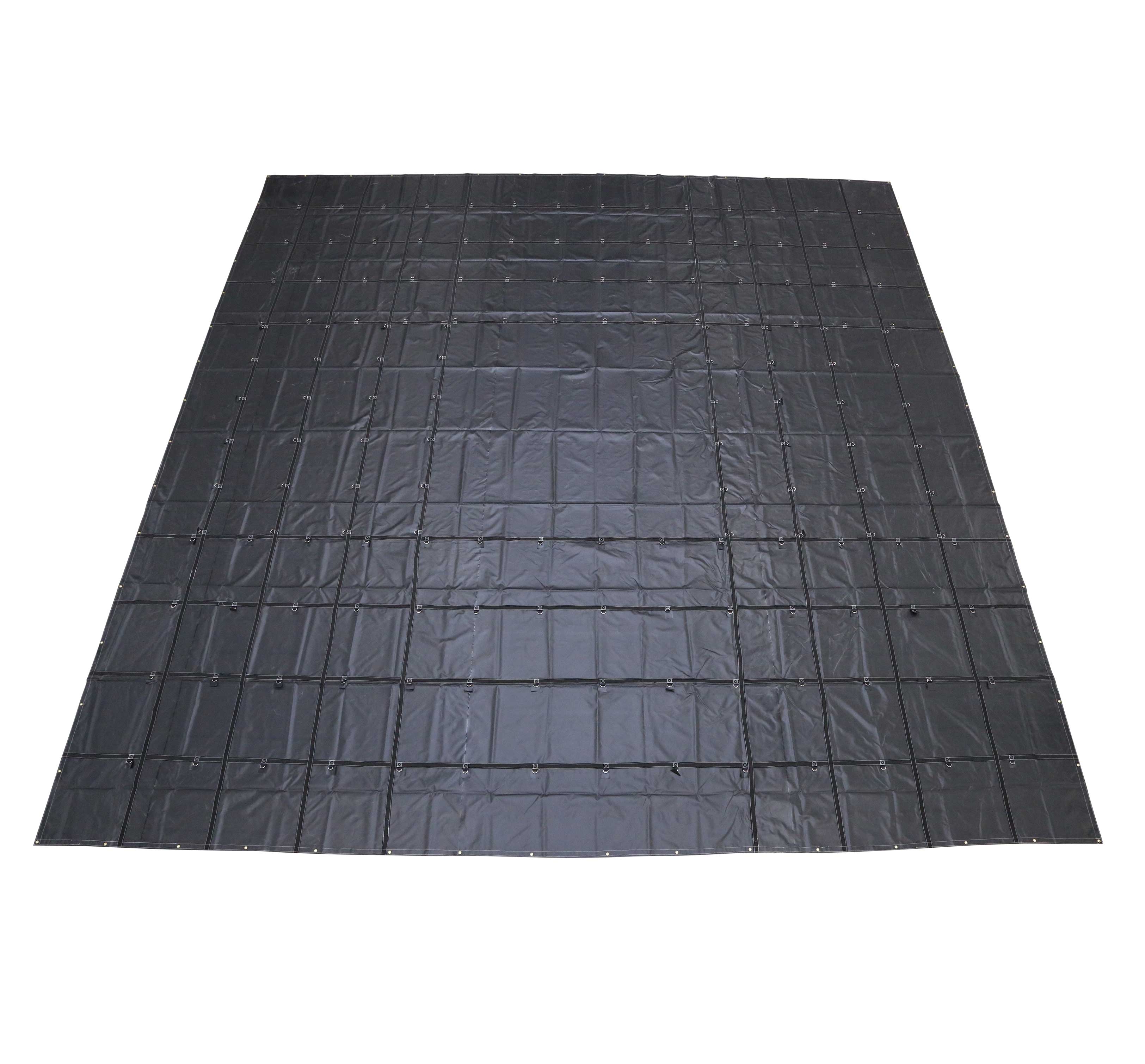 Heavy Duty Machinery Tarp - 30' x 30' - 18 oz. Black Tarp – Fasteners Plus
