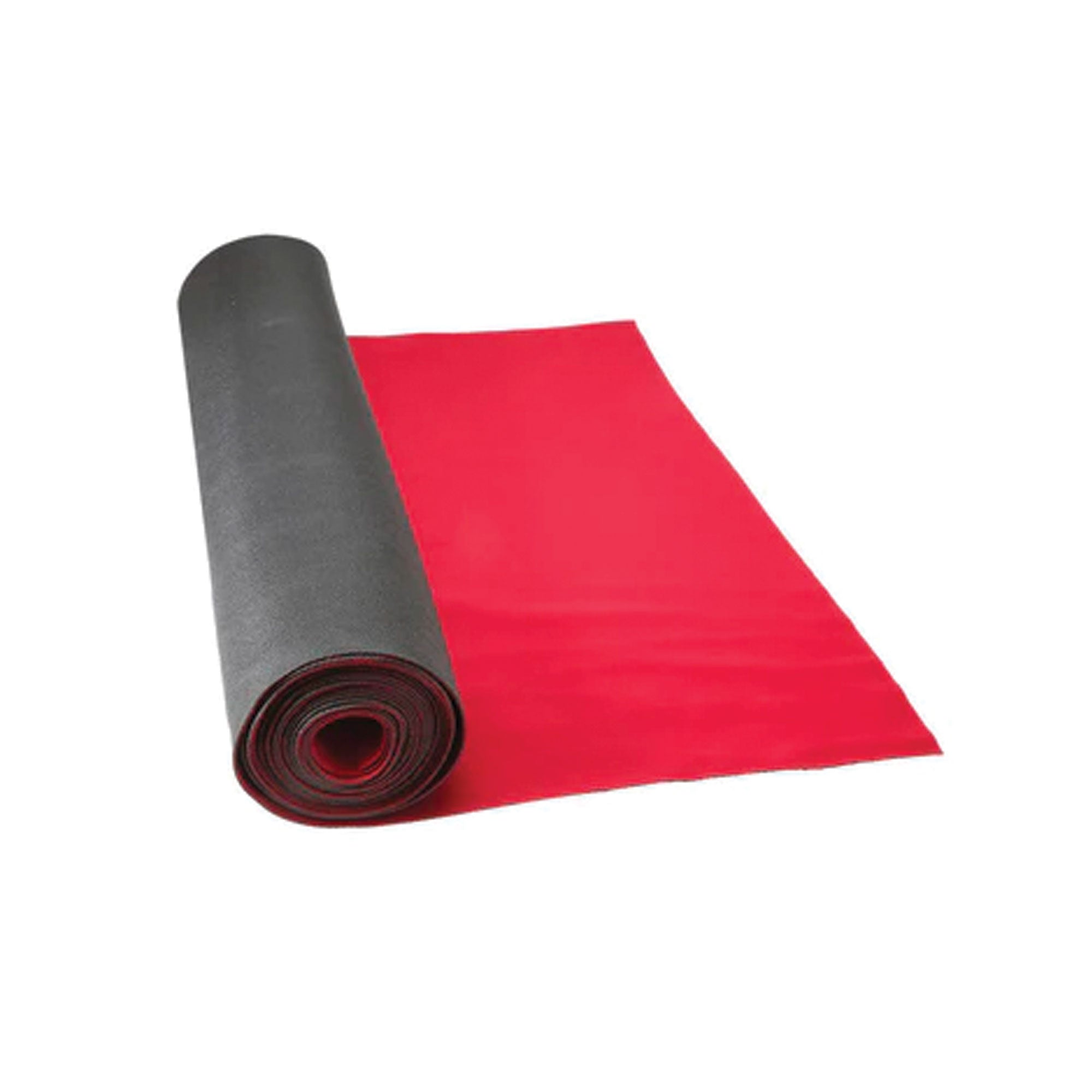Red - 27" x 20' Neoprene Floor Runner - Red – Fasteners Plus