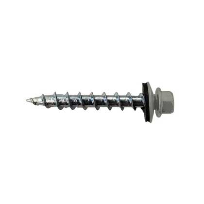 #12 x 1-1/2" Type 17 Woodbinder Metal Roofing Screw For OSB - Ash Gray ...