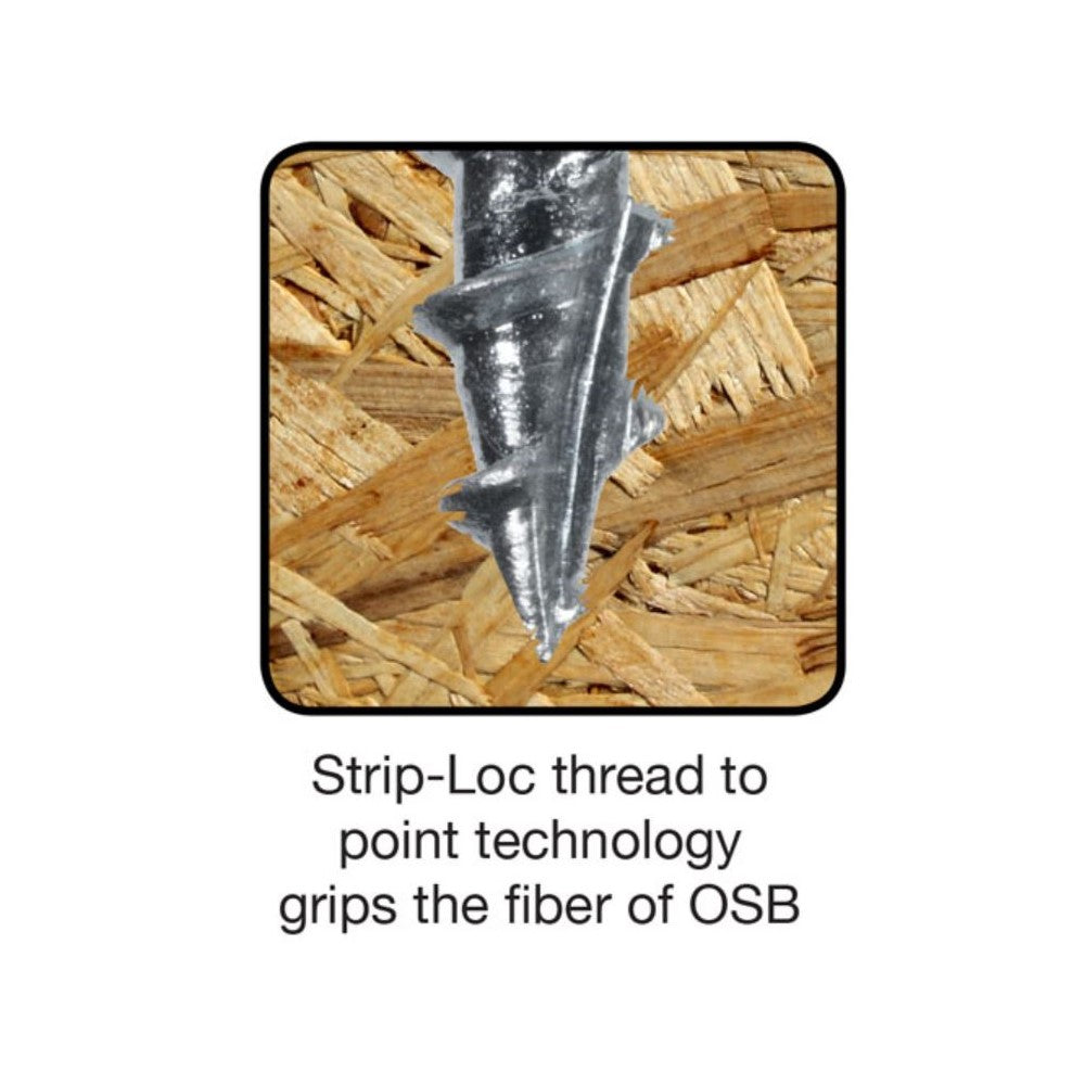 #12 x 1-1/2" Type 17 Woodbinder Metal Roofing Screw For OSB - Unpainte ...