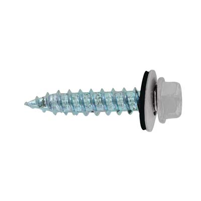 #14 x 1-1/4" #14 Type 17 Woodbinder Metal Roofing Screw - Alamo White ...