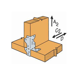 Simpson A35Z 1-7/16" x 4-1/2" Framing Anchor - Zmax Finish – Fasteners Plus