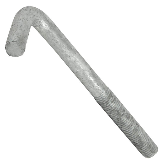 1"-8 x 12" L-Bolt Concrete Anchor Bolt - Hot Dip Galvanized – Fasteners ...