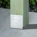 Simpson ABU88RZ Rough Cut 8x8 Adjustable Post Base - Zmax Finish ...