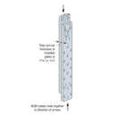 Simpson ACBH3X15.37-KT Concealed Beam Hanger - 1 connection kit ...