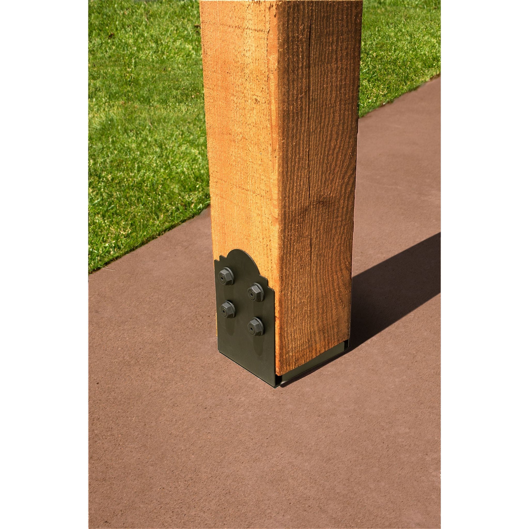 Simpson APB88R Ornamental Rough Cut 8x8 Post Base - With Required Fast ...