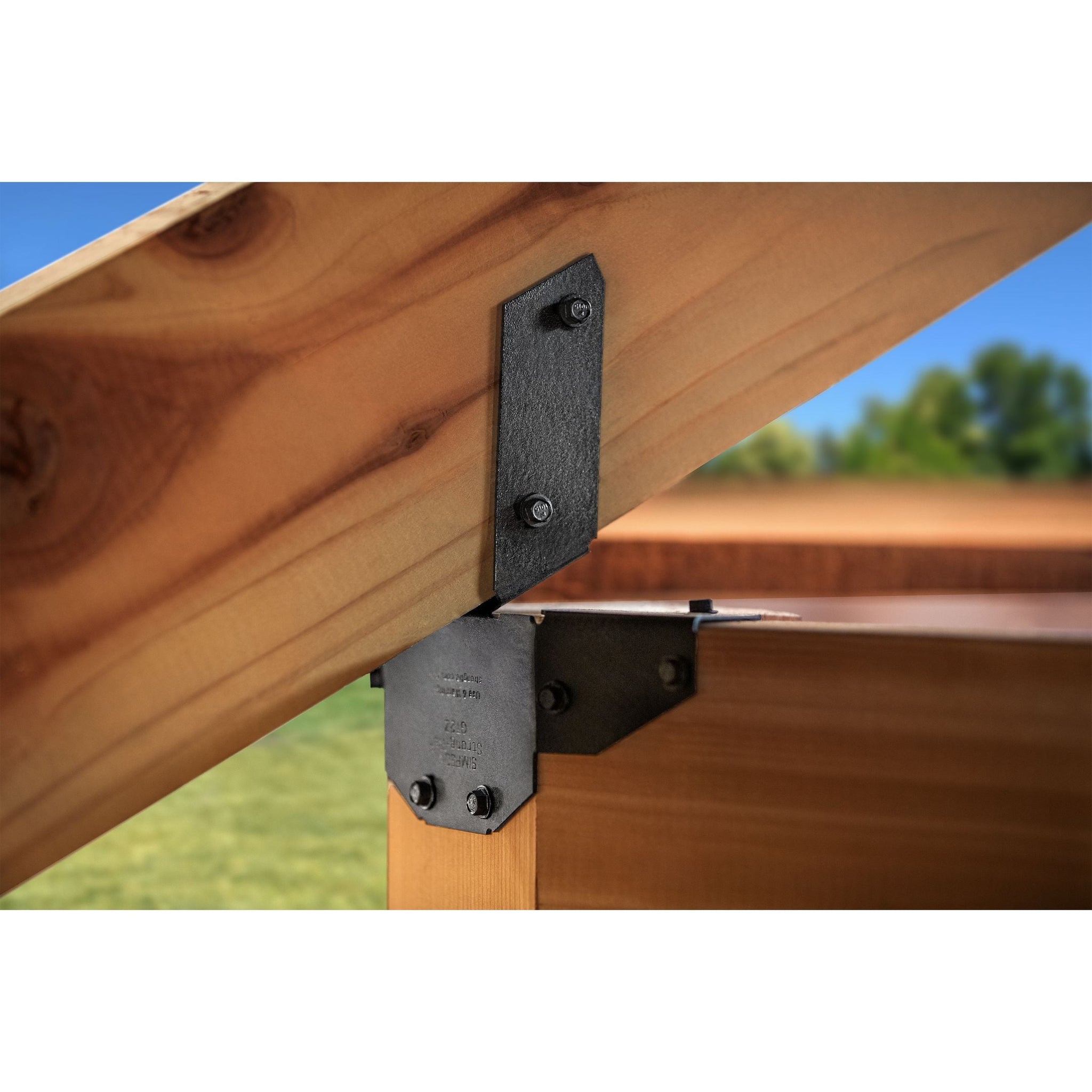 Simpson APGT2 Gazebo Tie, 16 Gauge- Black Powder Coat – Fasteners Plus