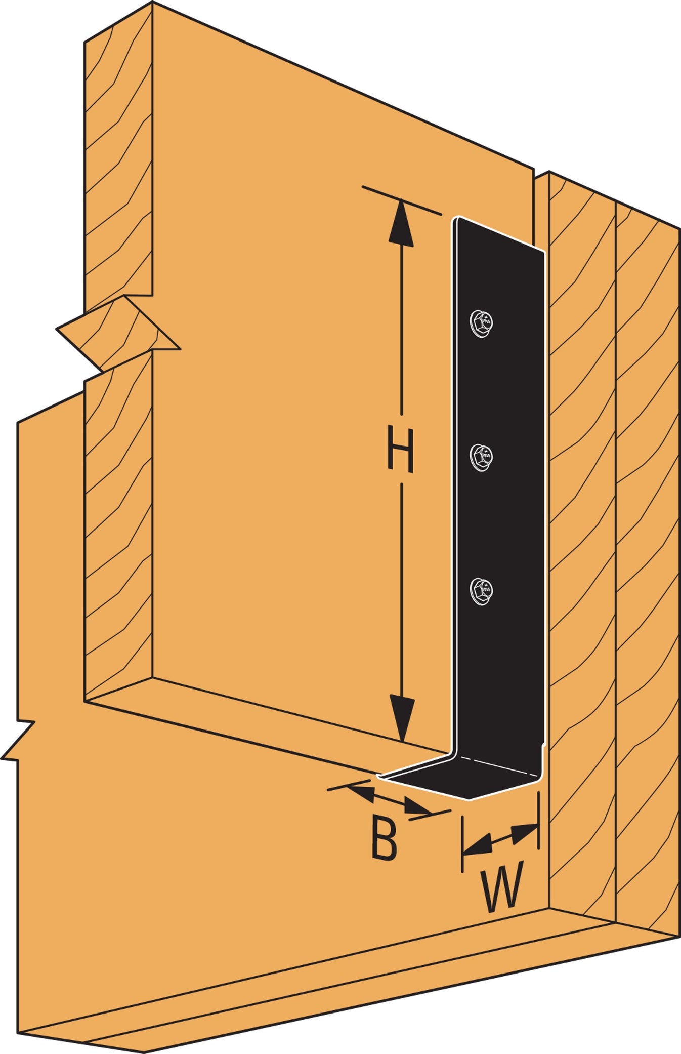 Simpson Strong-Tie APLH210 Outdoor Accents - With Required Fasteners ...