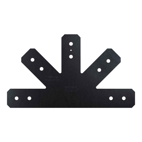 Simpson APVGP1212-4 Avant Decorative Gable Plate- Black Powder Coat ...