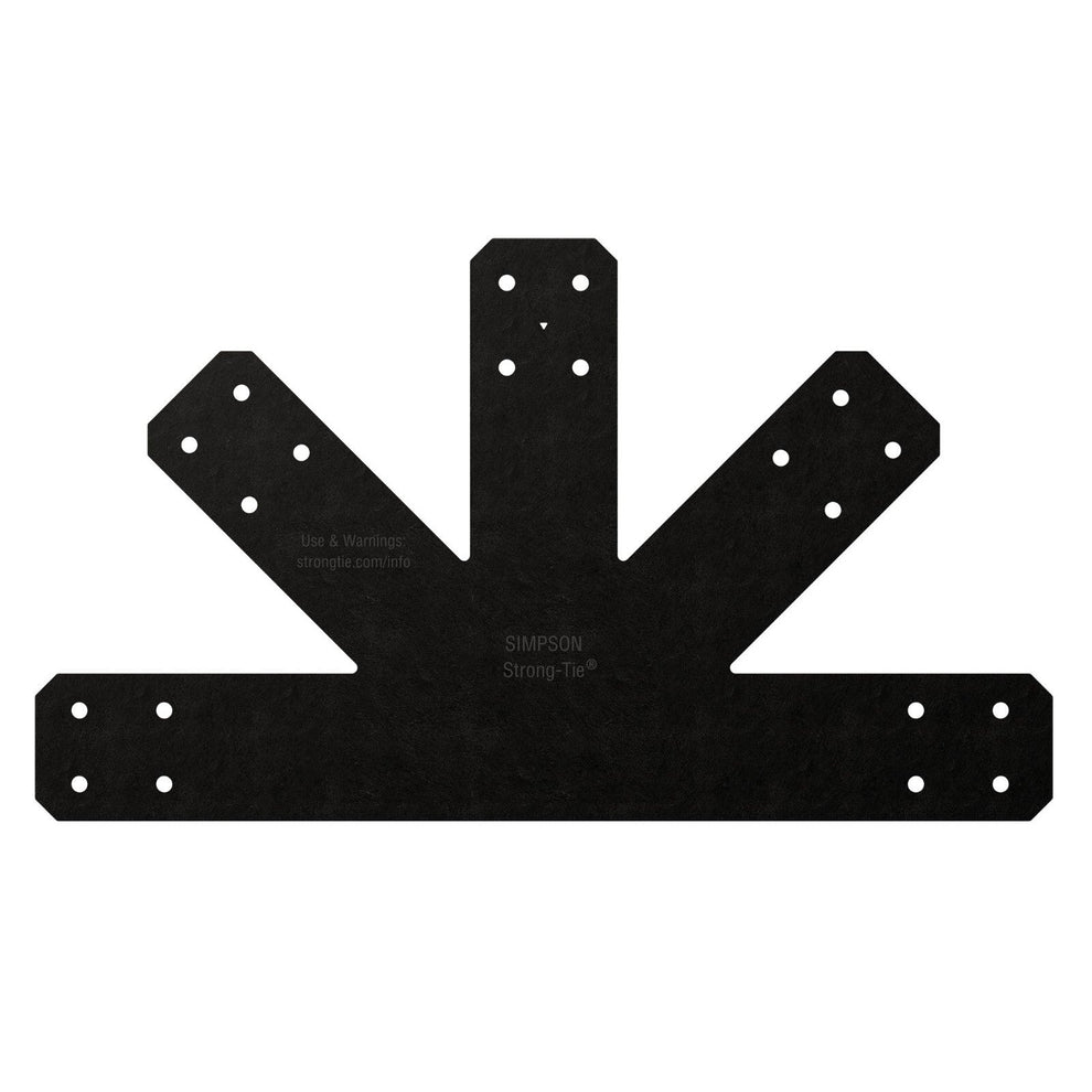 Simpson APVGP1212 Avant Decorative Gable Plate - Black Powder Coat ...
