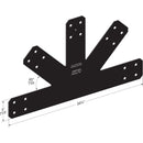 Simpson APVGP1212 Avant Decorative Gable Plate - Black Powder Coat ...