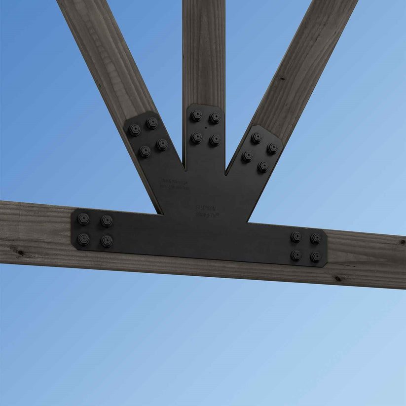 Simpson APVGP612 Avant Decorative Gable Plate- Black Powder Coat ...