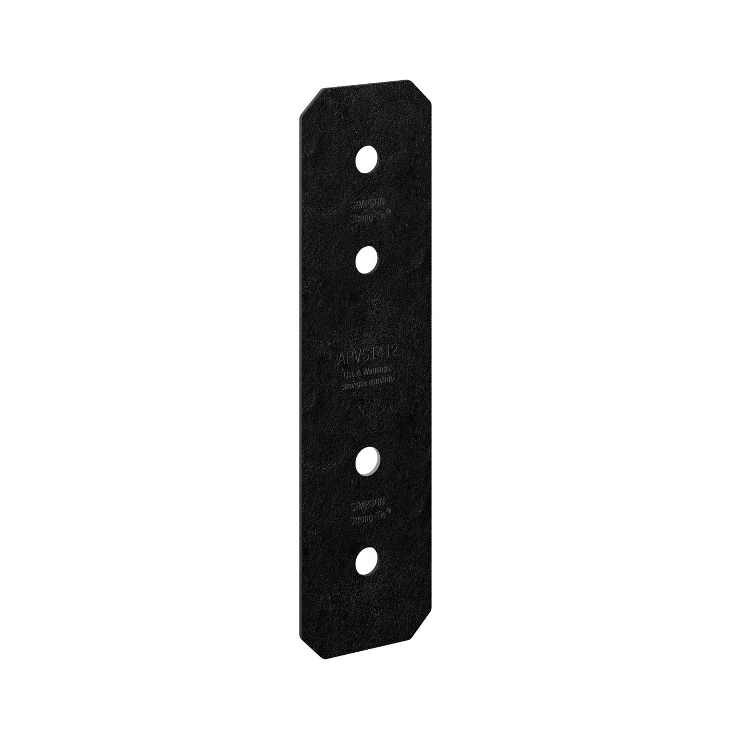 Simpson APVST412 Avant Ornamental 4X Flat Strap - Black Powder Coat ...