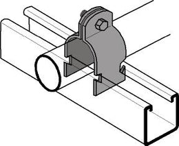 2" Rigid Conduit Pipe Strut Clamp - Hot-Dip Galvanized – Fasteners Plus