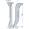 Simpson Strong-Tie BA28 Beam Hanger, 12 Gauge - G90 Galvanized ...