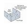 Simpson BC40Z 4x Post Half Base - Zmax Finish – Fasteners Plus