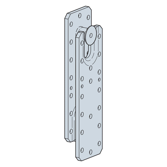 Simpson CBH2.37X7.63H-KT Concealed Glulam Beam Hanger - Hot Dip Galvan ...
