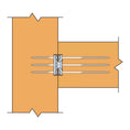 Simpson CBH2.37X9.75H-KT Concealed Glulam Beam Hanger - Hot Dip Galvan ...