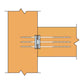 Simpson CBH2.37X9.75H-KT Concealed Glulam Beam Hanger - Hot Dip Galvan ...