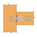 Simpson CBH2.37X5.5H-KT Concealed Glulam Beam Hanger - Hot Dip Galvani ...