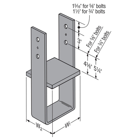 Simpson CB610 Column Base – Fasteners Plus