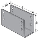 Simpson CCO5 1/4 Column Cap Only 7 Gauge - No Coating – Fasteners Plus
