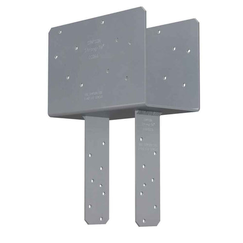Simpson CCQ7.1-6SDS2.5 Column Cap w/SDS Screws - Gray Paint – Fasteners ...