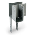 Simpson ECCLRQ464HDG 4x6x4 End Column Cap L-Shaped Right, Quick-Instal ...