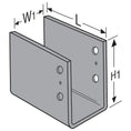 Simpson ECCO8 End Column Cap Legs Omitted, 3 Gauge – Fasteners Plus
