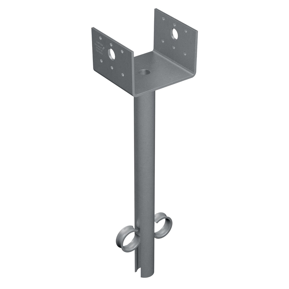 Simpson EPB44-12 4x4 Elevated Post Base W/12 Inch Pipe - Gray Paint ...