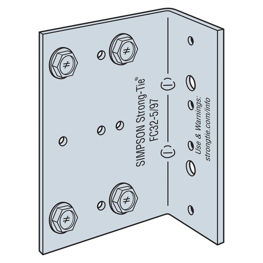 Simpson FCB Bypass Framing Fixed-Clip Connectors At Fasteners Plus