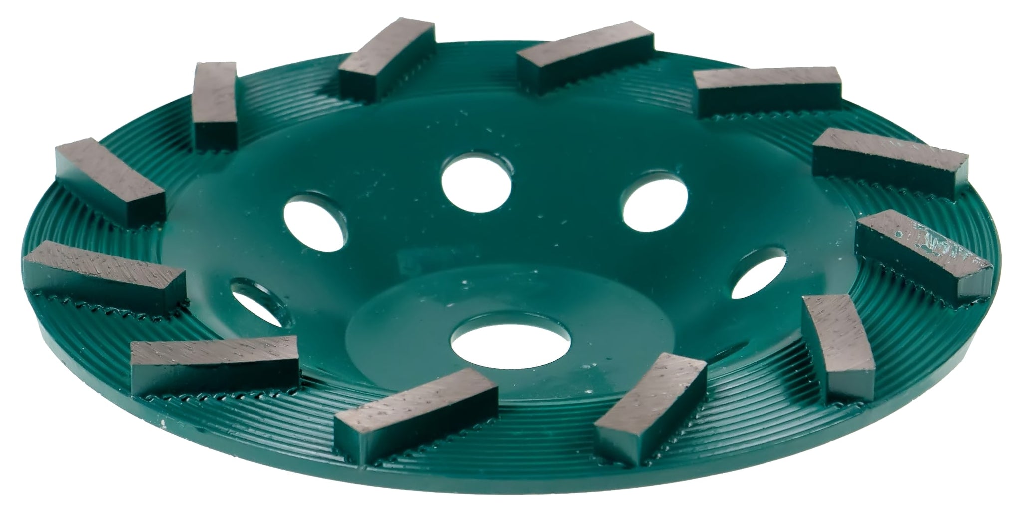 Syntec 7" Spiral Cup Wheel 12-Segment with 5/8"-7/8" Arbor - Premium G ...