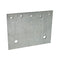 Simpson FRFP 7" X 9" Flat Retrofit Foundation Plate - G90 Galvanized ...