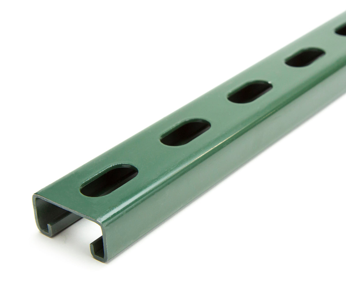 1-5/8" x 13/16" Strut Channel with Short Slots 6 ft. - Green Powder Co ...