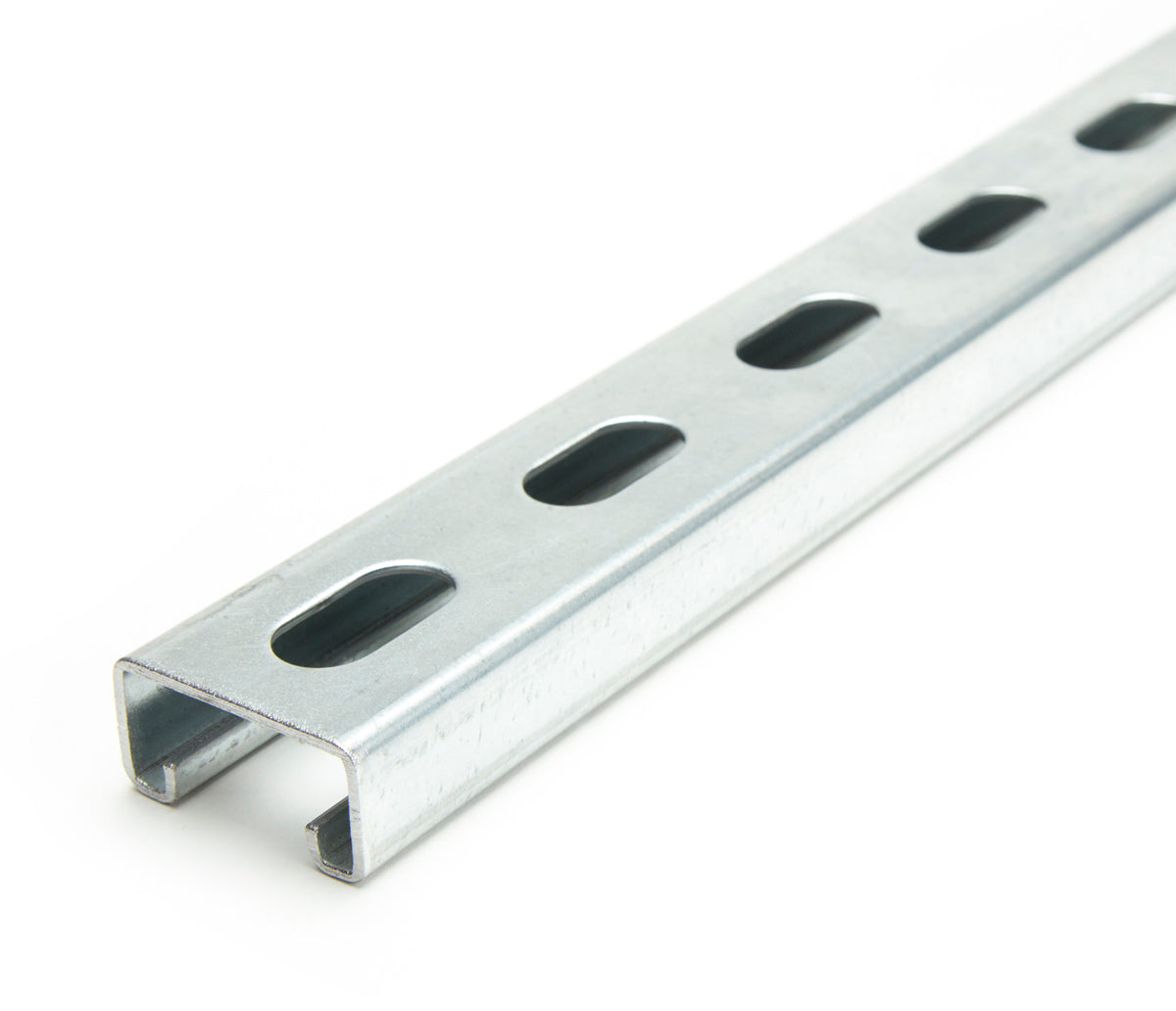 1-5/8" x 13/16" Strut Channel with Short Slots 10 ft. - Aluminum ...
