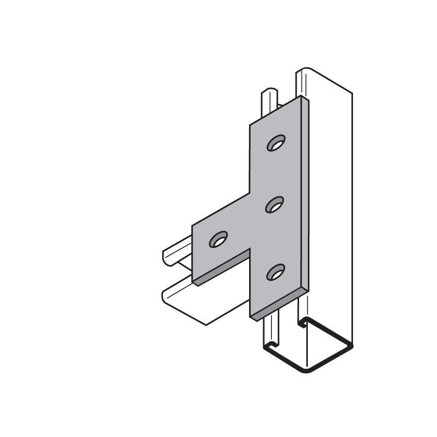 4-Hole Flat Tee Plate - 304 Stainless Steel – Fasteners Plus