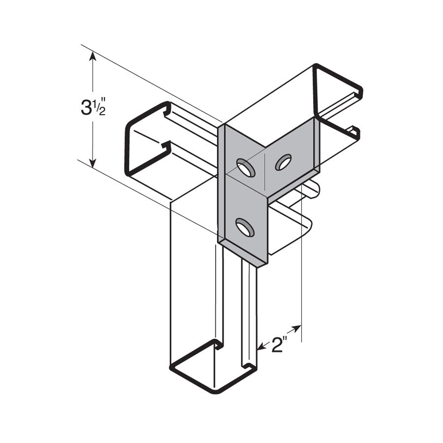 Offset Tee Angle (RIGHT) - Electro-Galvanized – Fasteners Plus