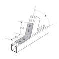 4-Hole 45 Degree Open Angle - Electro-Galvanized – Fasteners Plus