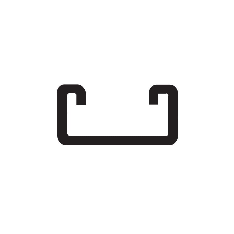 1-5/8" x 13/16" 12 Gauge Strut Channel with Short Slots 20 ft. - Alumi ...