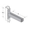6" Channel Bracket Slot Up - Electro-Galvanized – Fasteners Plus