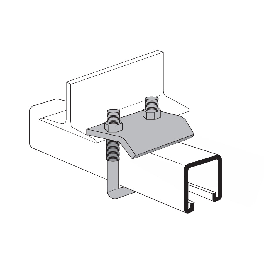 U-Bolt Beam Clamp for FS-200 - Electro-Galvanized – Fasteners Plus