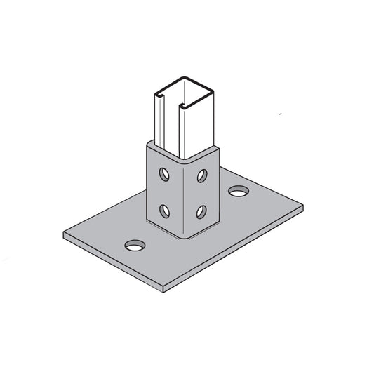 Channel Post Base - Strut Channel Framing – Fasteners Plus