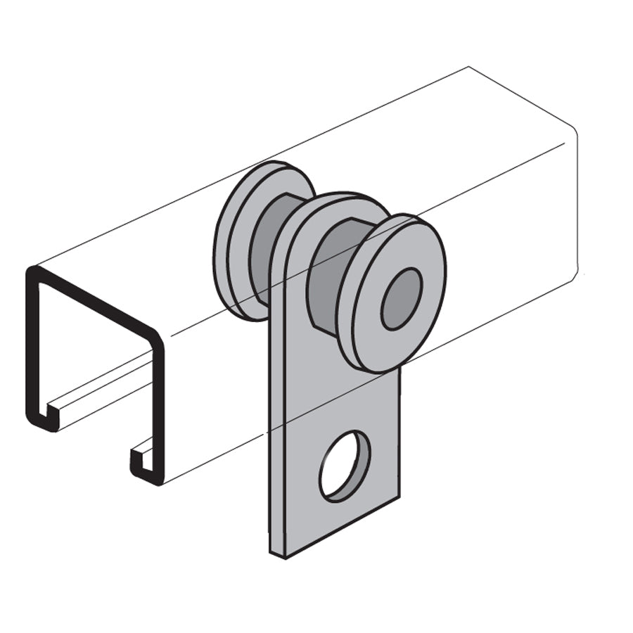 2-Wheel Trolley - Electro-Galvanized – Fasteners Plus