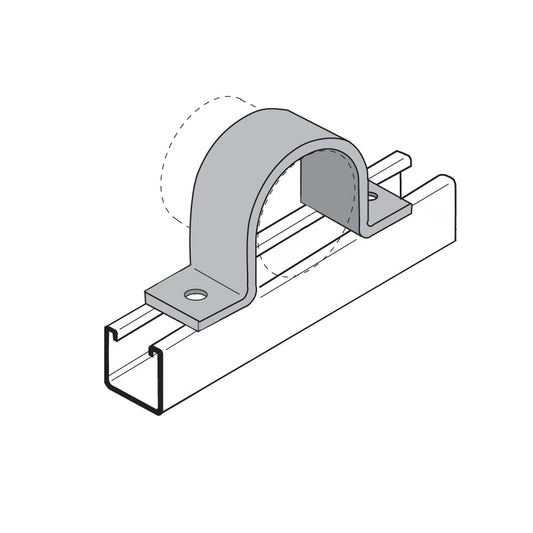 Pipe Straps and Clamps - Channel Pipe Clamps – Fasteners Plus
