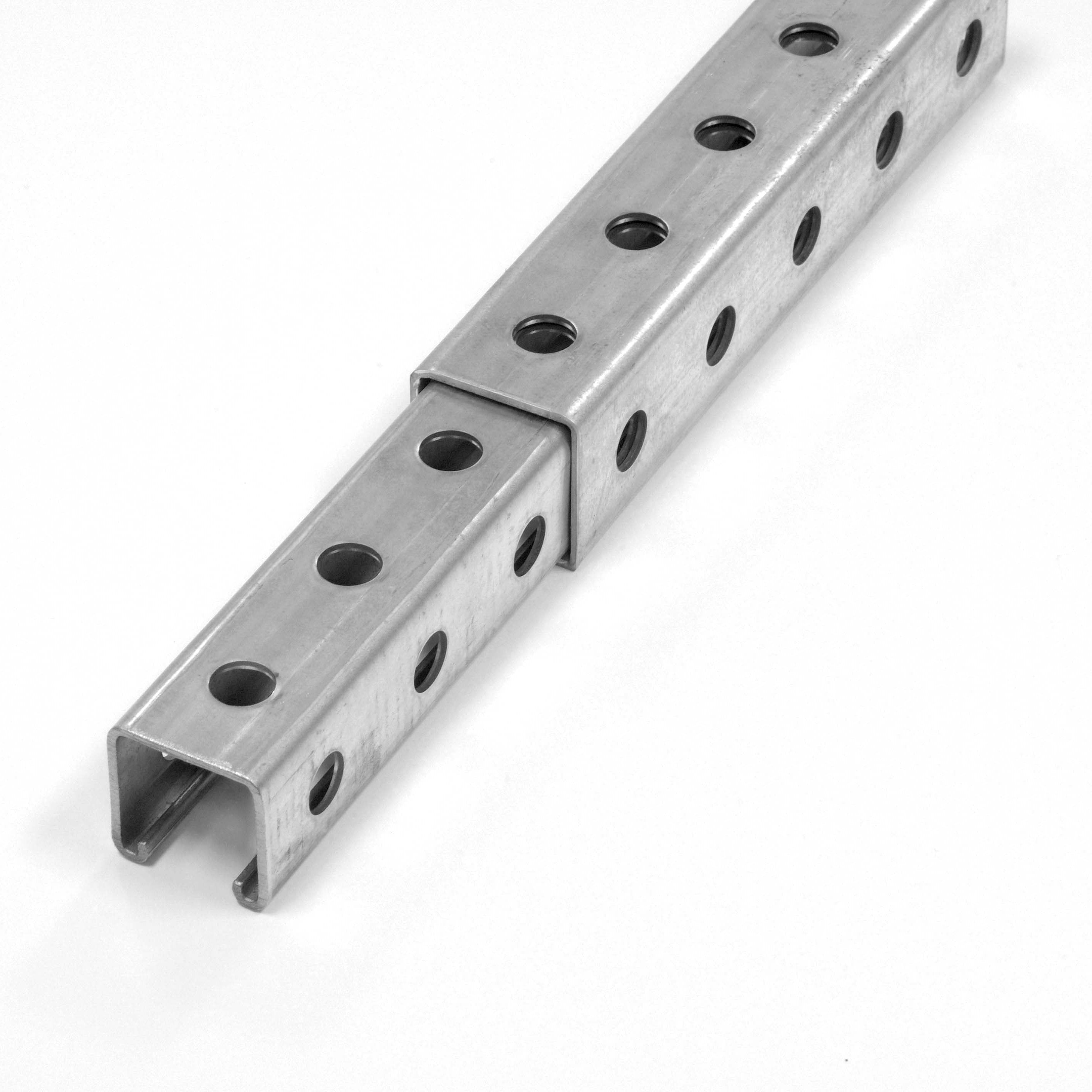 1-7/8" x 1-7/8" Telescoping Channel 5 ft. - Pre-Galvanized – Fasteners Plus