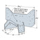 Simpson HRC22 Hip-Ridge Connector - Galvanized – Fasteners Plus