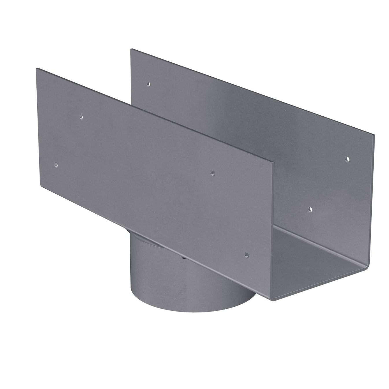 Simpson LCC5.25-3.5 Lally Column Cap - Gray Paint – Fasteners Plus